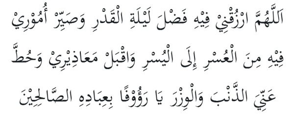 DOA RAMADAN (Doa Sebelum Berbuka Puasa Dan Ketika Sahur)