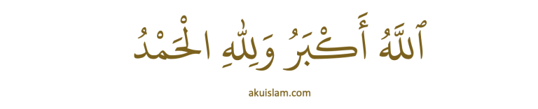 Takbir Raya Aidilfitri & Aidiladha (Rumi, Jawi & PDF)