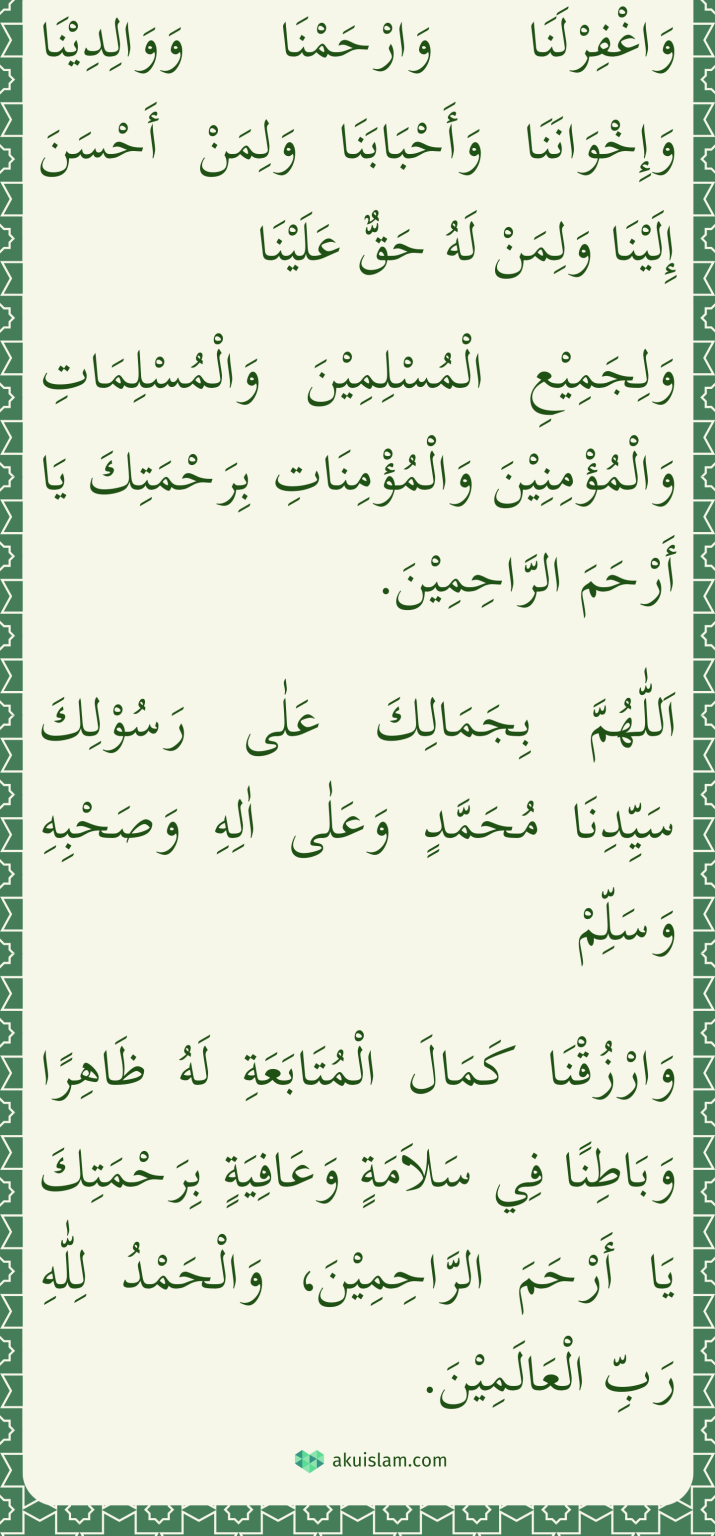 DOA SELAMAT RINGKAS & LENGKAP (Panduan Rumi) • Aku Islam